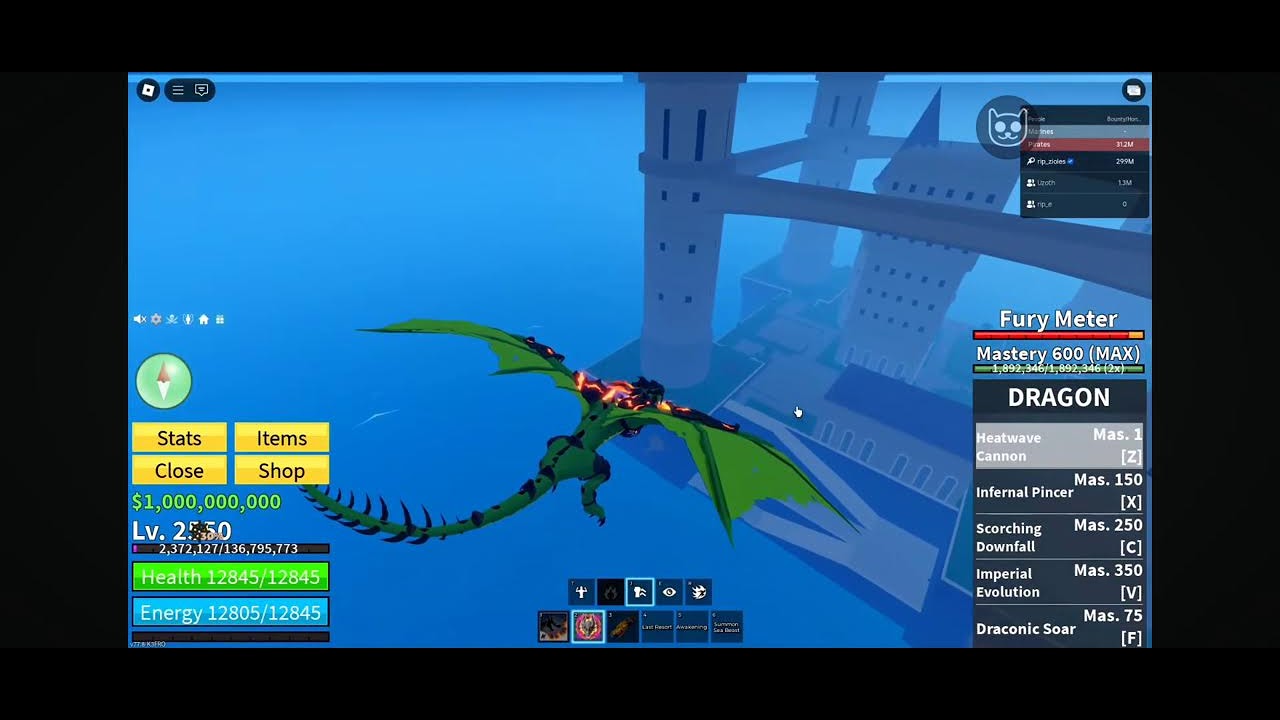 BLOX FRUITS DRAGON TRAILER+SHOWCASE LGMGMGMGMMGMGMG - YouTube