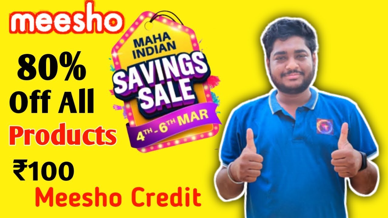 2022 Meesho New Offer || 80% Discount of all Products || Meesho Maha ...