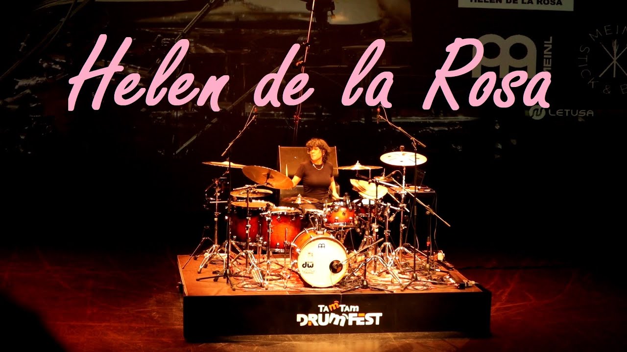 Helen de la Rosa - baterista de Alejandro Sanz - YouTube