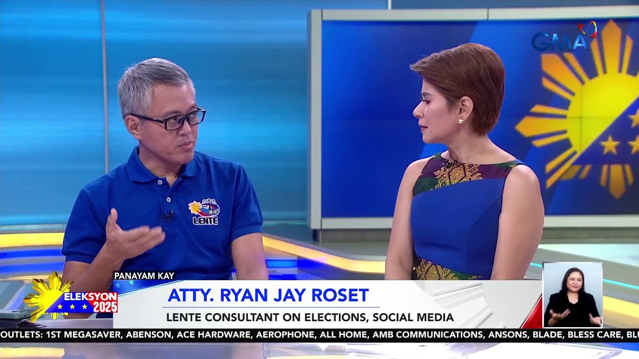 Interview kay Atty. Ryan Roset ng LENTE nitong 10:26 a.m., May 12 ...