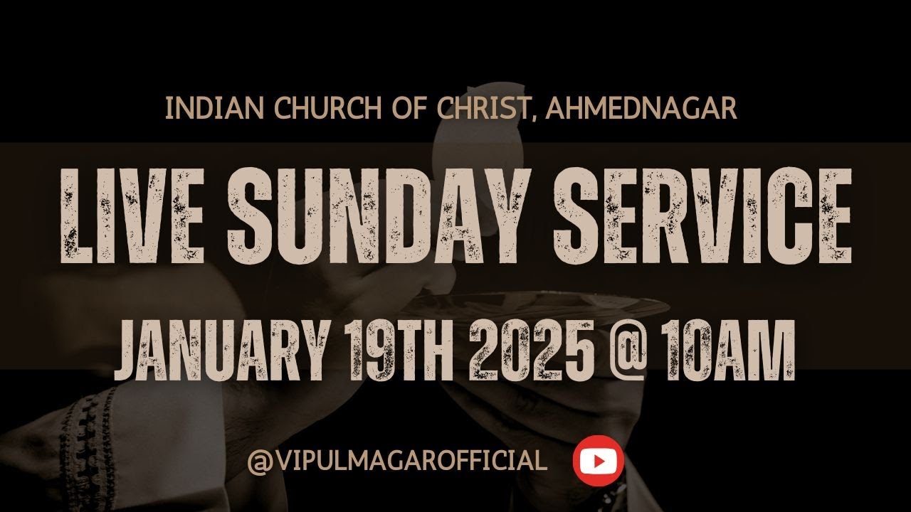 🔴LIVE | SUNDAY CHURCH SERVICE | 19/01/2025 AT 10 AM | INDIAN CHURCH OF ...