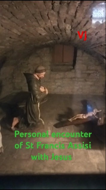 Cave where St Francis Assisi used to pray, பிரான்சிஸ் அசிசியாரின் ஜெப ...