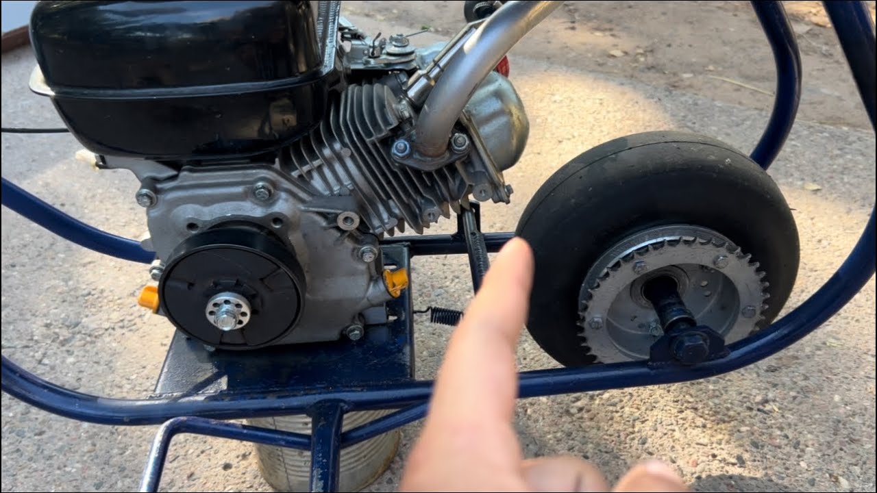 Mini Bike Clutch Break install - YouTube