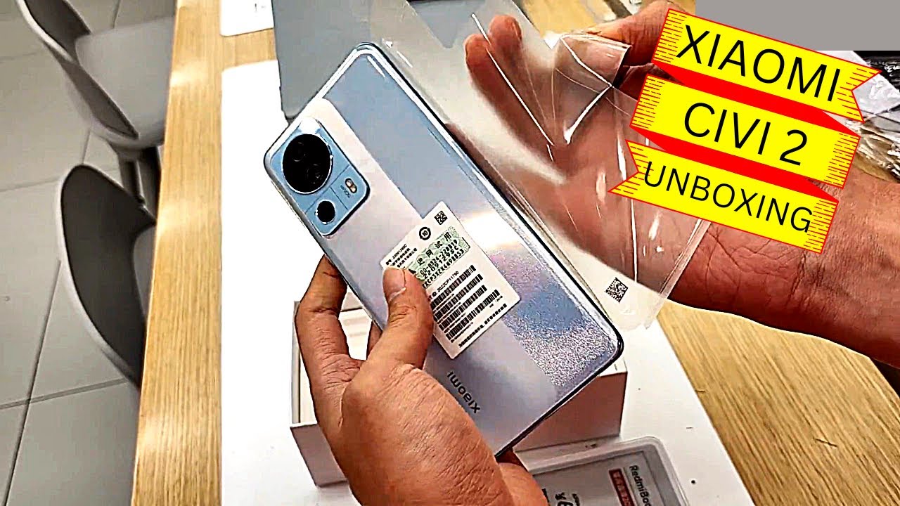xiaomi civi 2 blue colour unboxing || xiaomi civi 2 hands on review ...