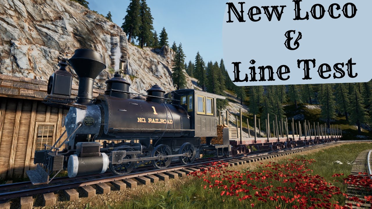 Testing A New Line With A New Loco In RailRoads Online! - YouTube