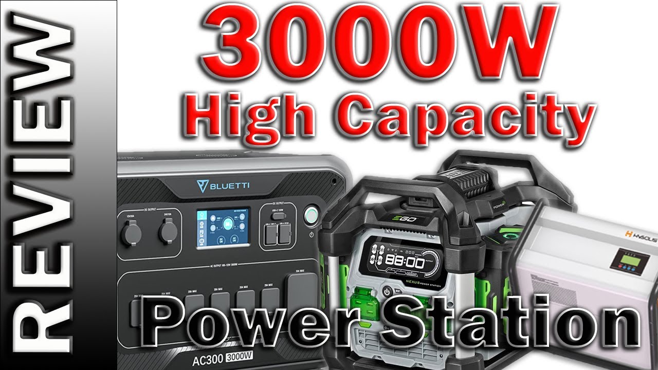 3000w Portable Power Station Solar Generator Review - YouTube