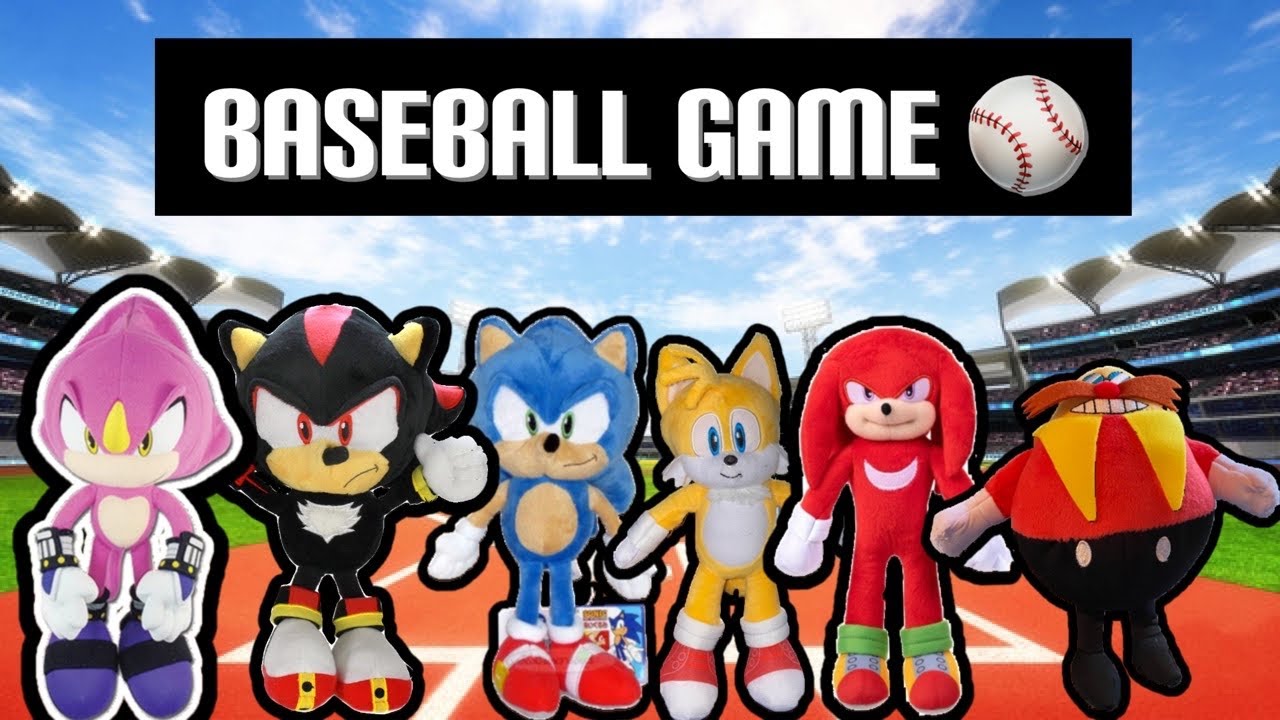 Sonic Plush Adventures “Baseball Game” - YouTube
