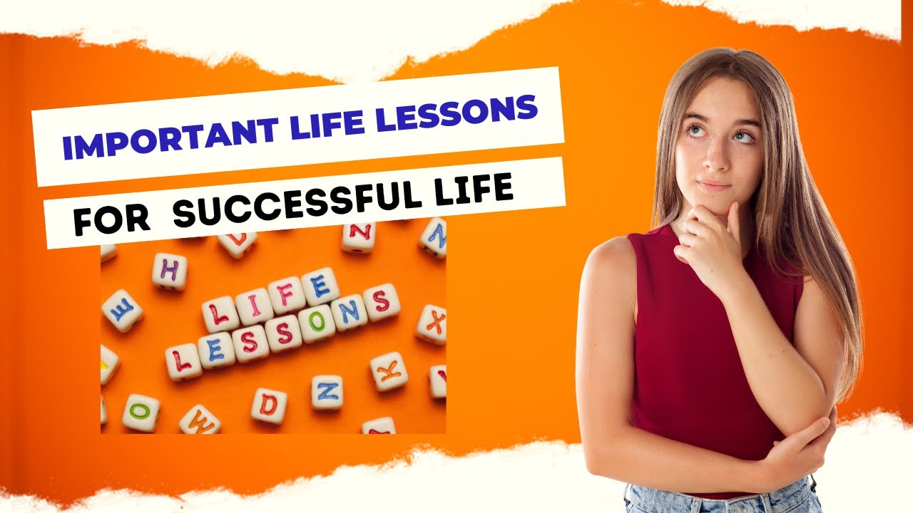 4 life lessons for a happy life! - YouTube