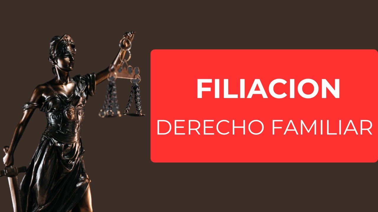 ¿QUE ES LA FILIACION? | EXPLICACION CLARA y COMPRENSIBLE | Clases de ...