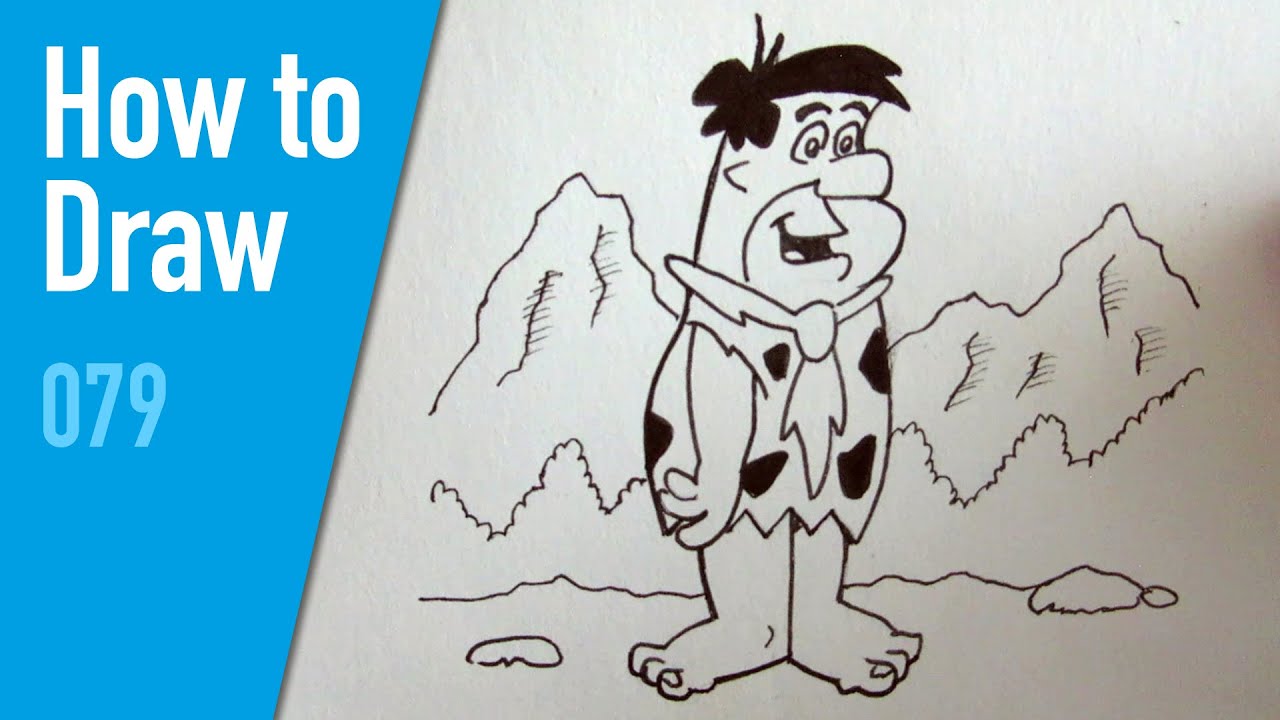 How to Draw Fred Flintstone (Chapter 079) - YouTube