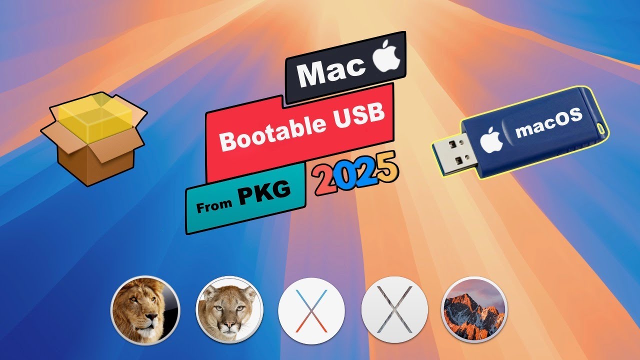 How to Create a Bootable USB Drive for Older macOS Versions on your new ...