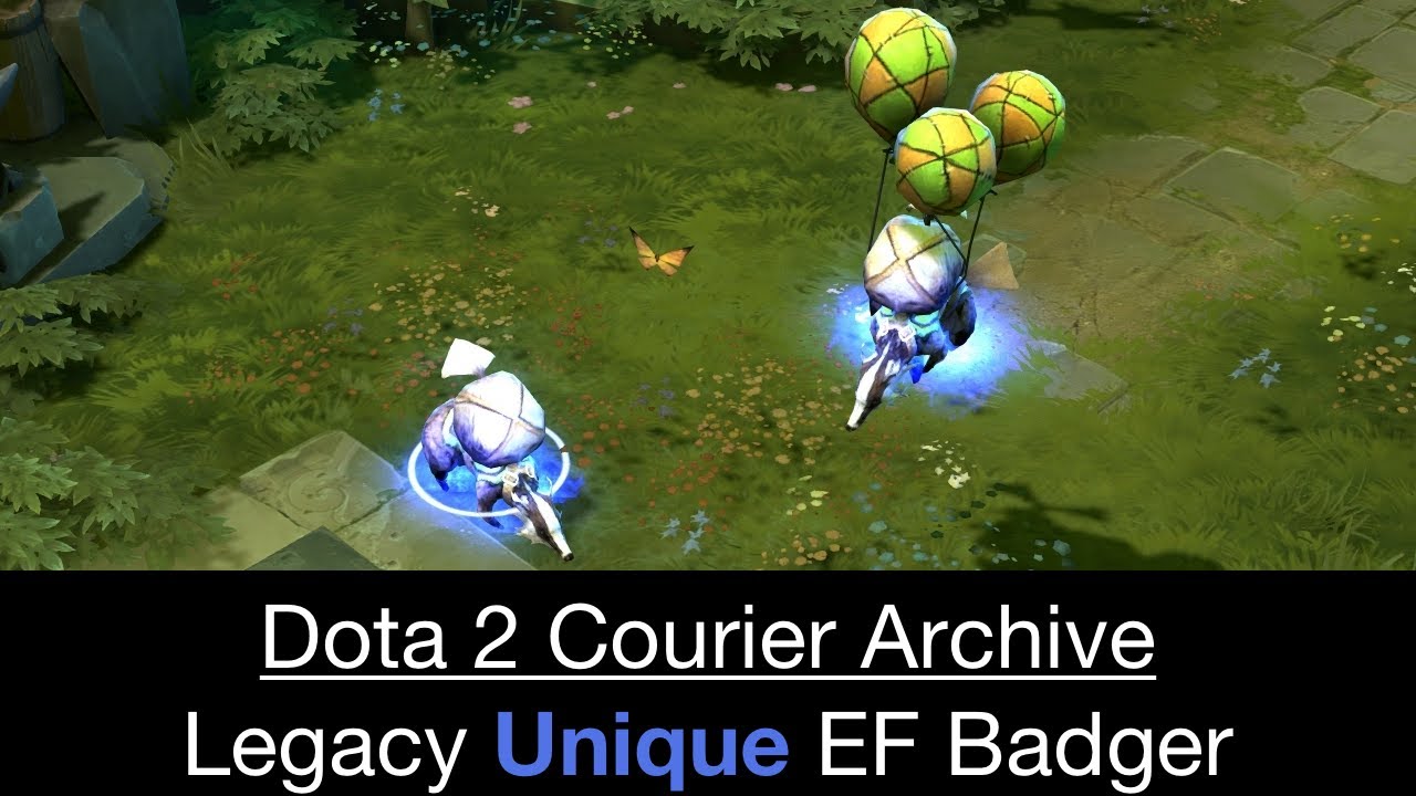 Dota 2 Courier Preview: Legacy Unusual Badger (Ethereal Flame - 81 115 ...