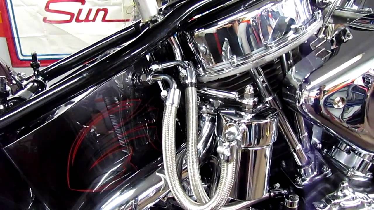 53 Panhead Retro Custom - YouTube