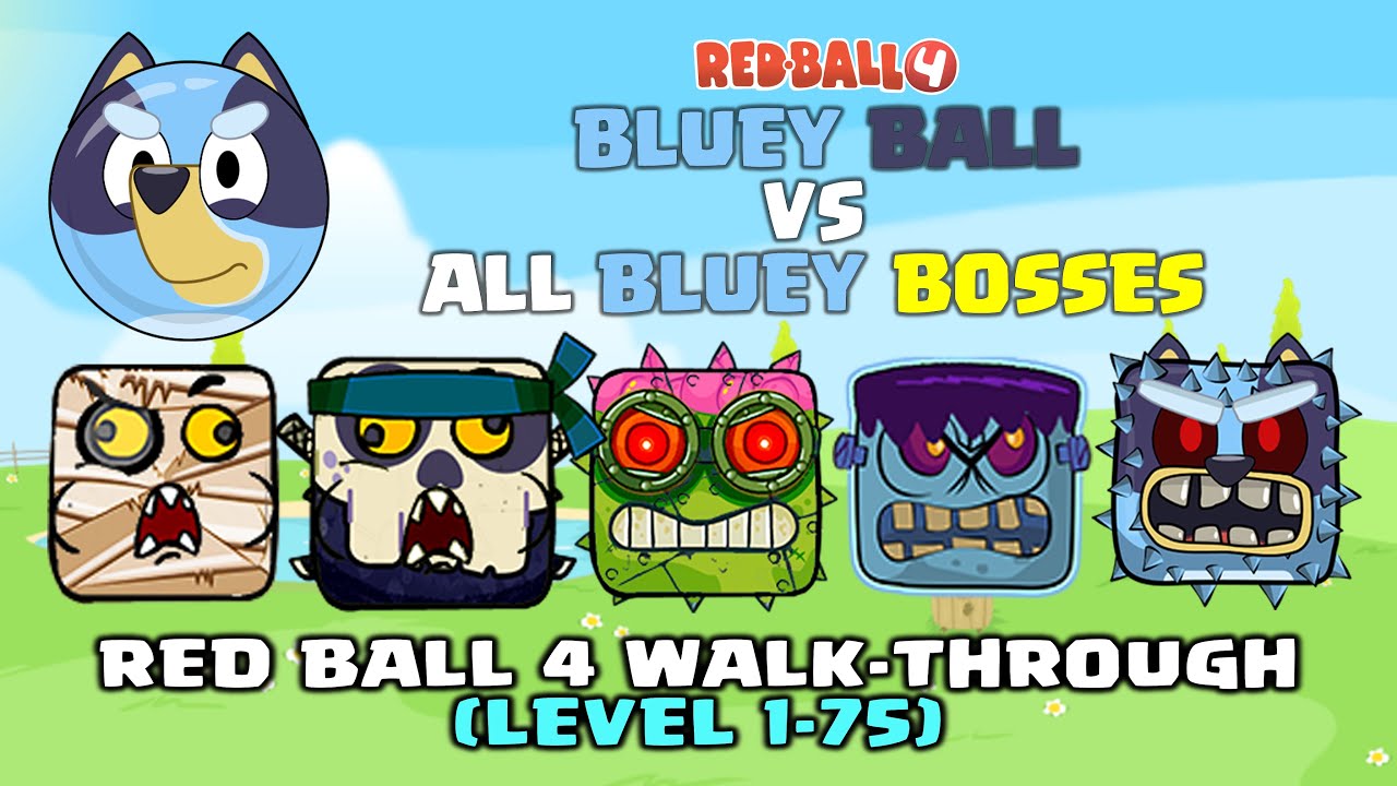 Bluey Ball All Levels (1-75) Complete Game Walkthrough Gameplay Volume ...