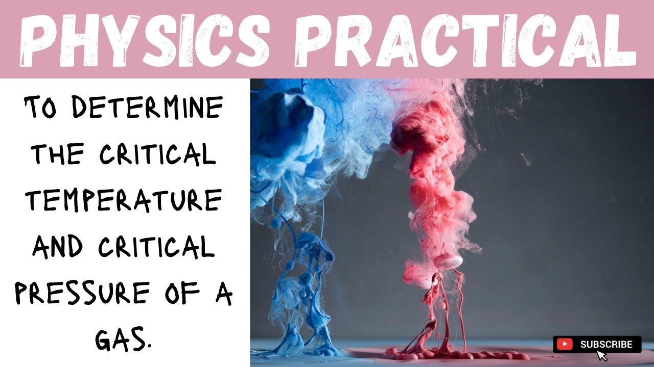To Determine the Critical Temperature and Critical Pressure of a gas ...