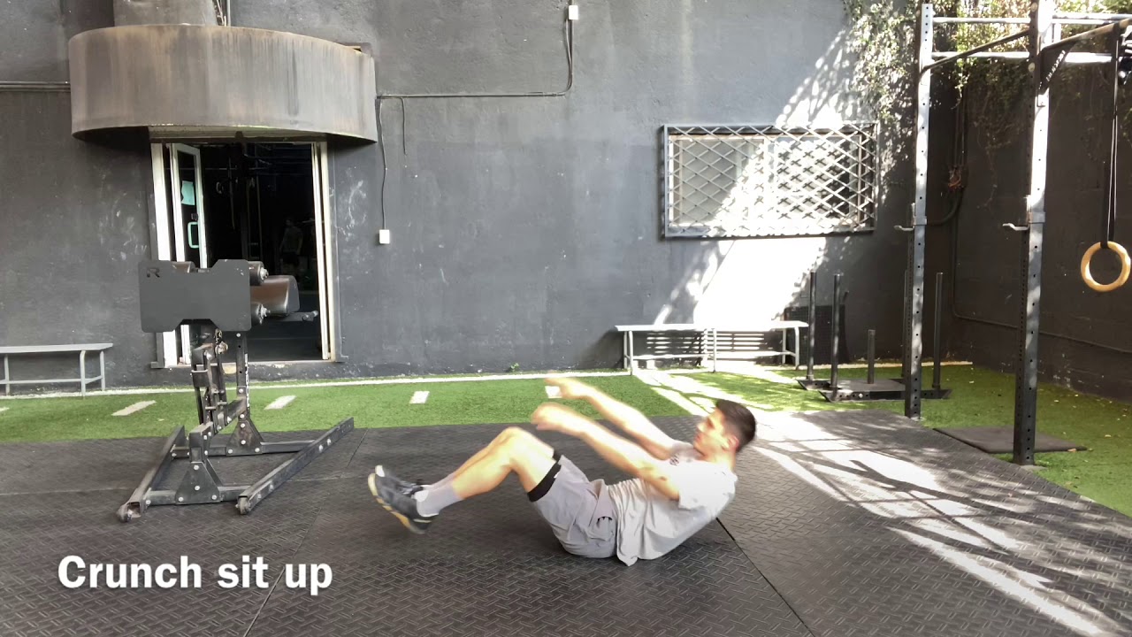 Crunch sit up - YouTube