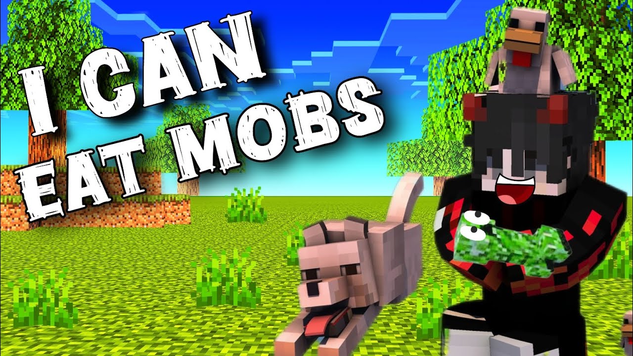 Minecraft But I Can eat mobs Minecraft 1.21 Gameplay - YouTube