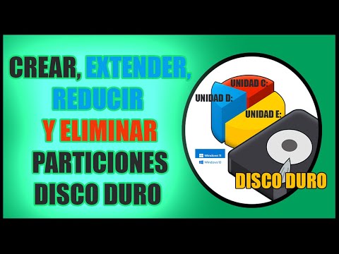 Crear Particiones de Disco Duro en Windows 10/11 | Aumentar o Reducir el tamaño del Disco Duro C,D,E