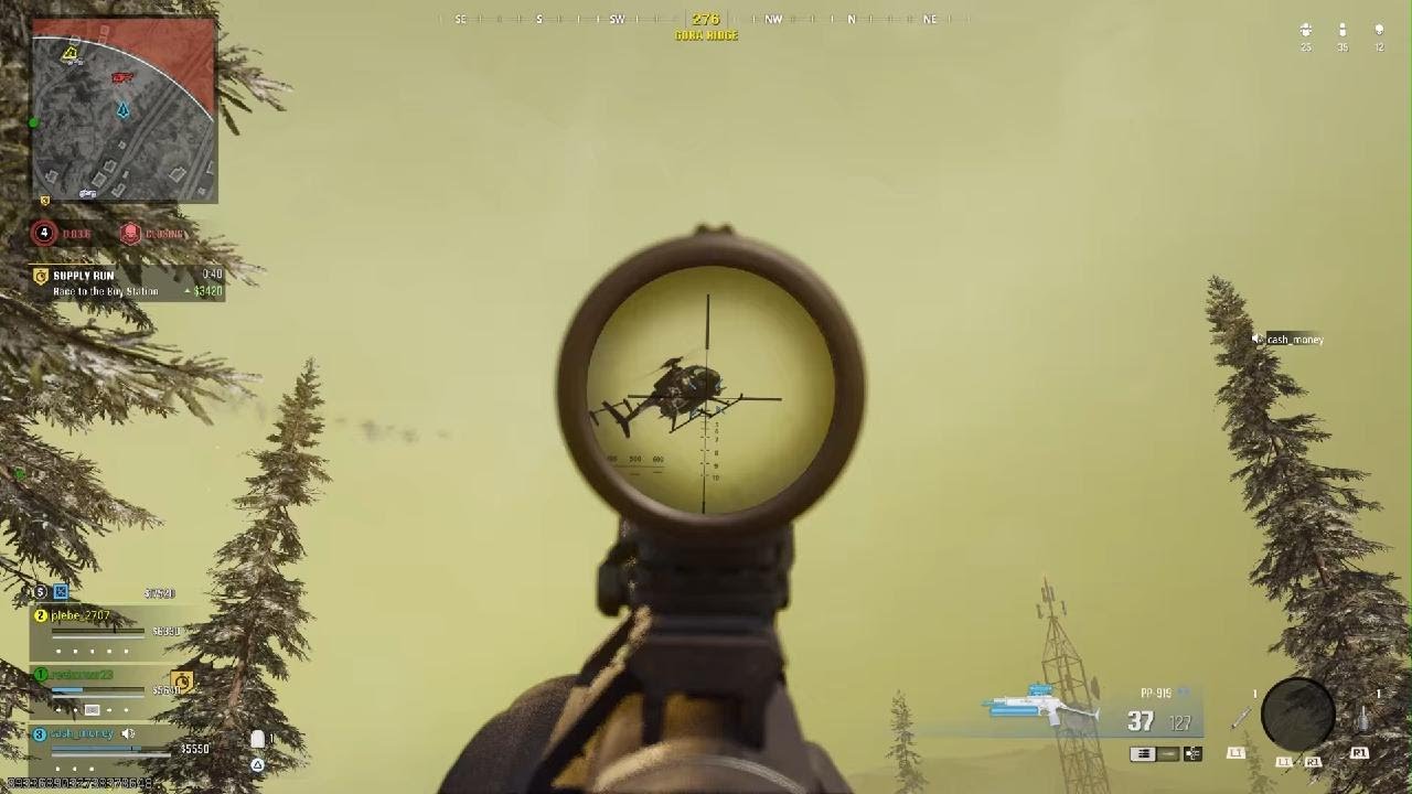 Epic sniper kill off the chopper - YouTube