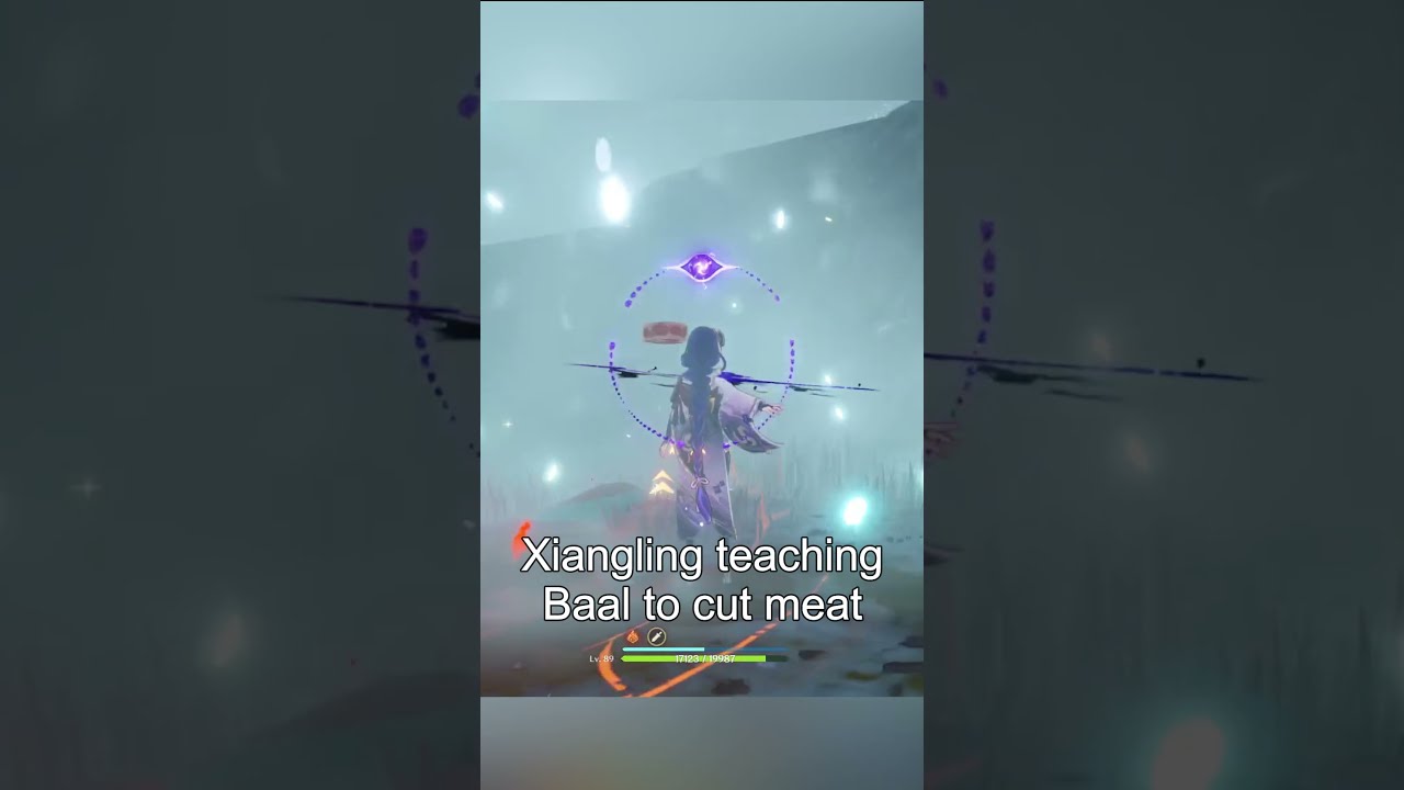 Raiden Shogun learns how to cook #shorts - YouTube