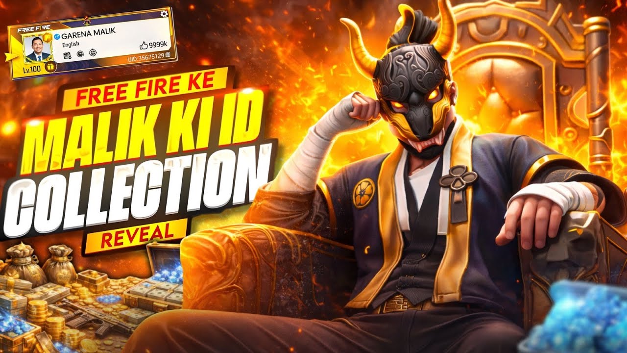Free Fire Owner’s ₹1 Crore ID 😱 Most Secret Prime 8 ID Collection ...