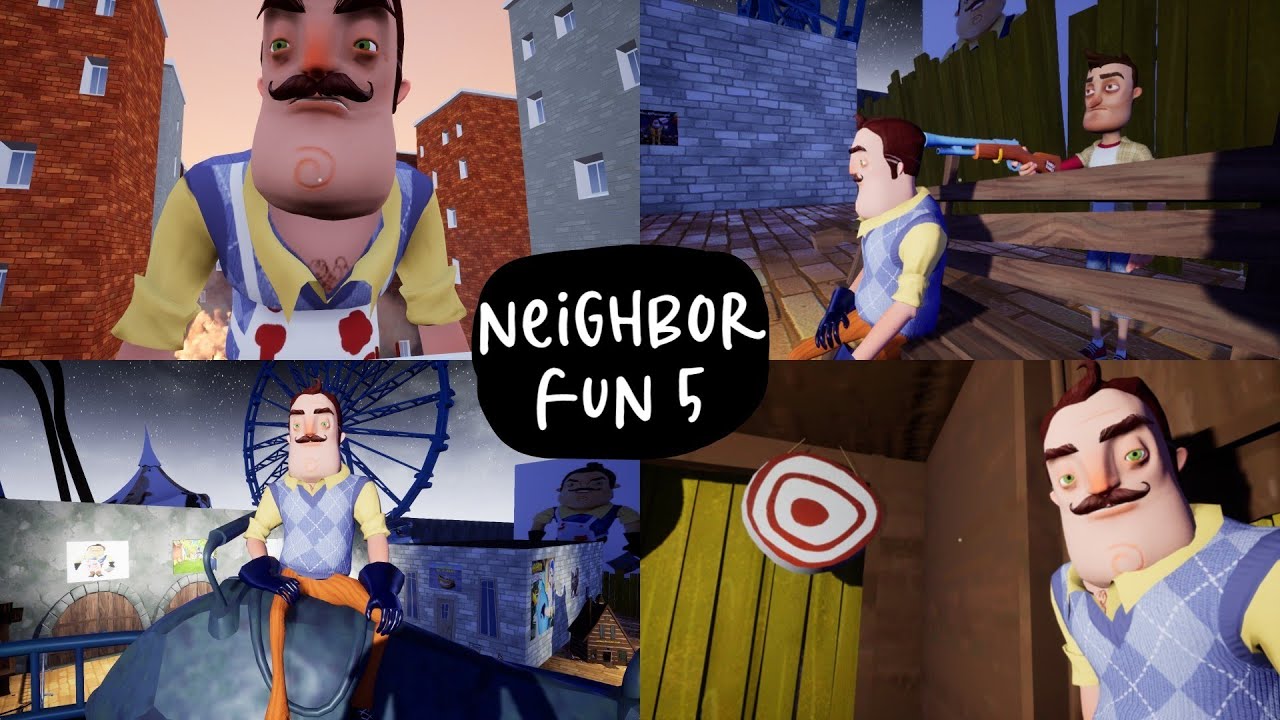 Neighbor Fun 5 - Hello Neighbor mod kit - YouTube