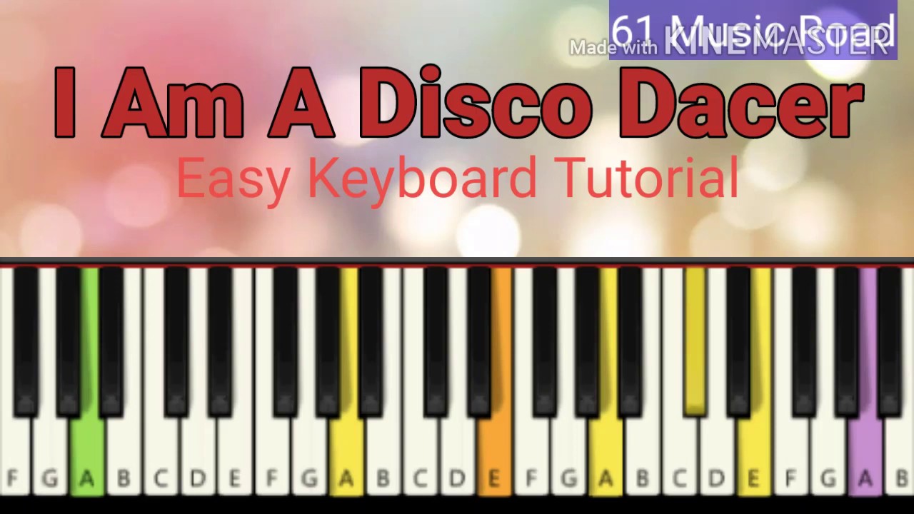 I Am A Disco Dancer Keyboard Tutorial - YouTube