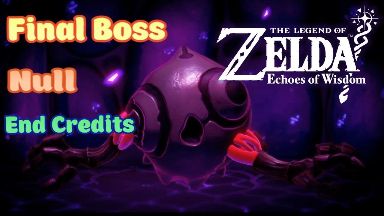The Legend of Zelda: Echoes of Wisdom - Final Boss & Ending - YouTube