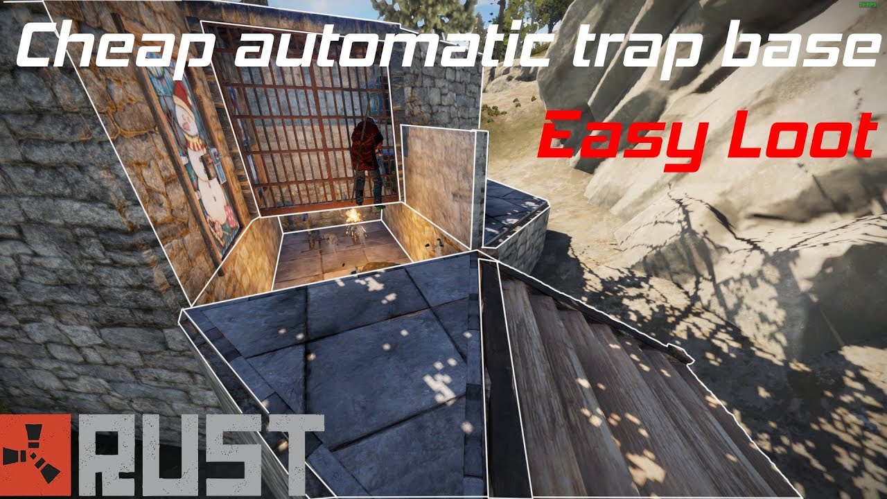 Rust CHEAP Automatic Trap Base (shotgun trap) - YouTube