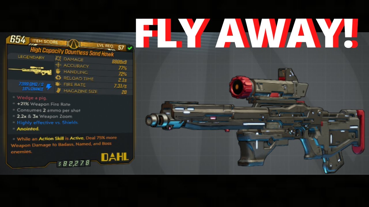 SandHawk Sniper Weapon Guide/Gameplay/Thoughts! Flap Your Wings And ...
