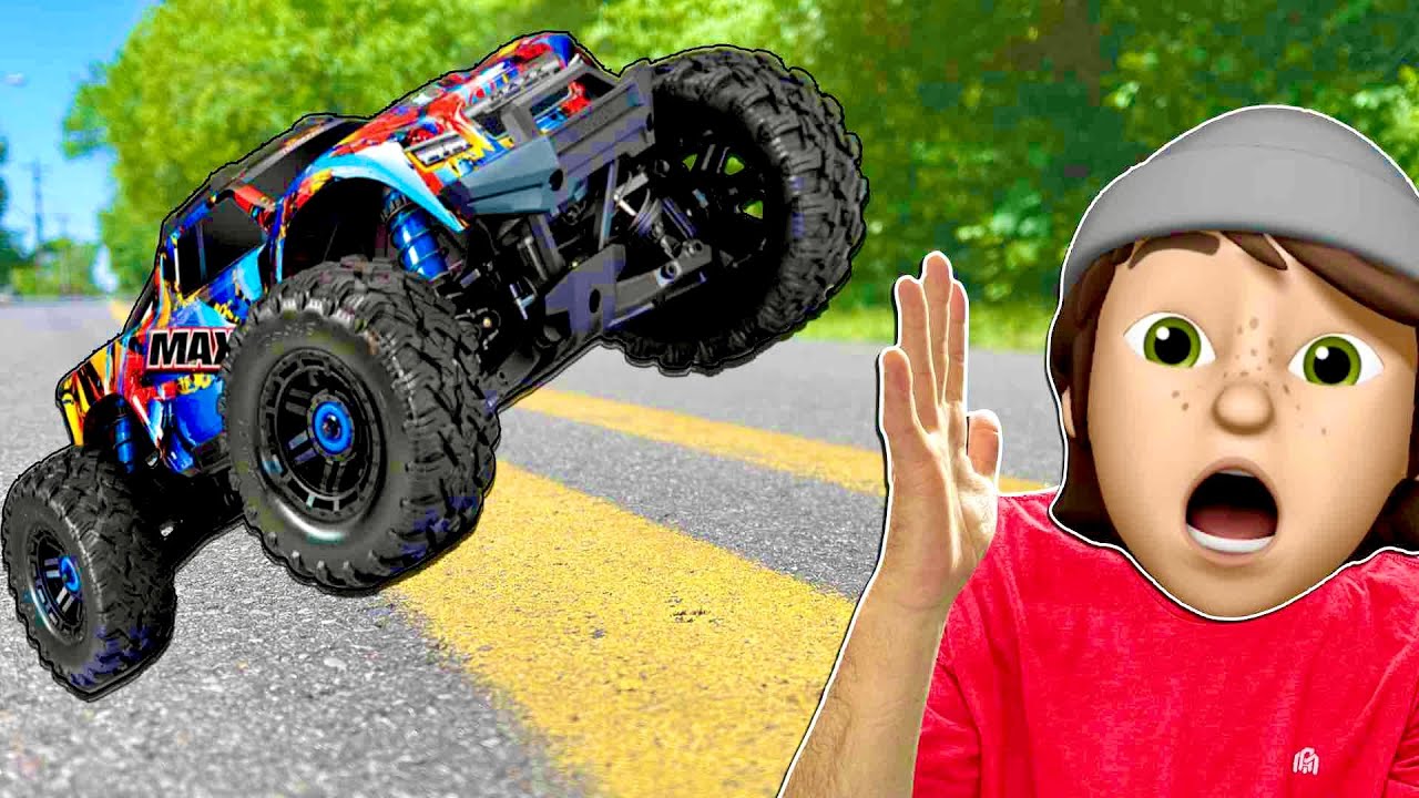MY LONGEST WHEELIE! TRAXXAS MAXX - YouTube