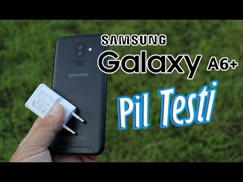 Samsung Galaxy A6 Plus Pil Testi! Türkiye'de bir ilk daha!!!