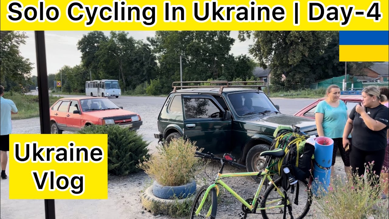 Solo Cycling in Ukraine | Cycling vlog | Indian in Ukraine 🇺🇦 | Day-4 ...