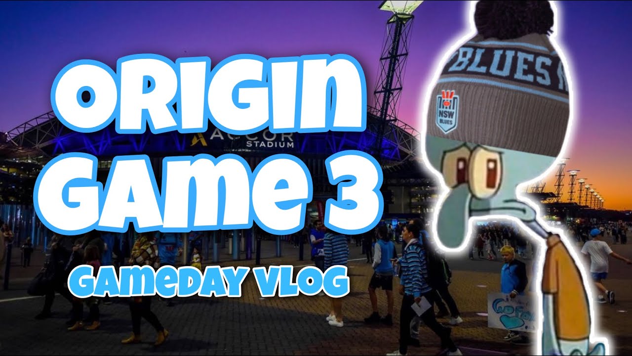 Streaker Mania - NRL State Of Origin Game 3 Vlog - NSW vs Maroons - YouTube