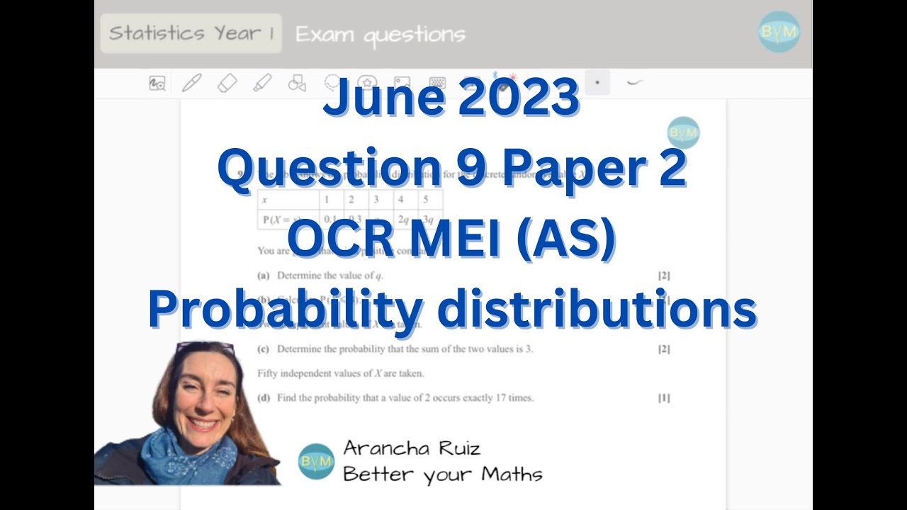 AS-Level maths June 2023 question 9 paper 2 OCR MEI - YouTube