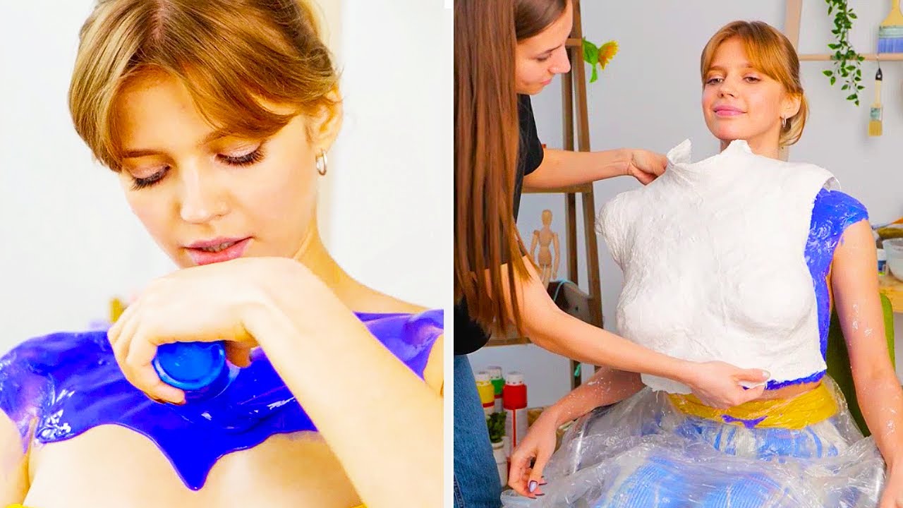 Girls make a BUST with Silicone 🧜🏼‍♀️ DIY Mermaid Tail and much more ...