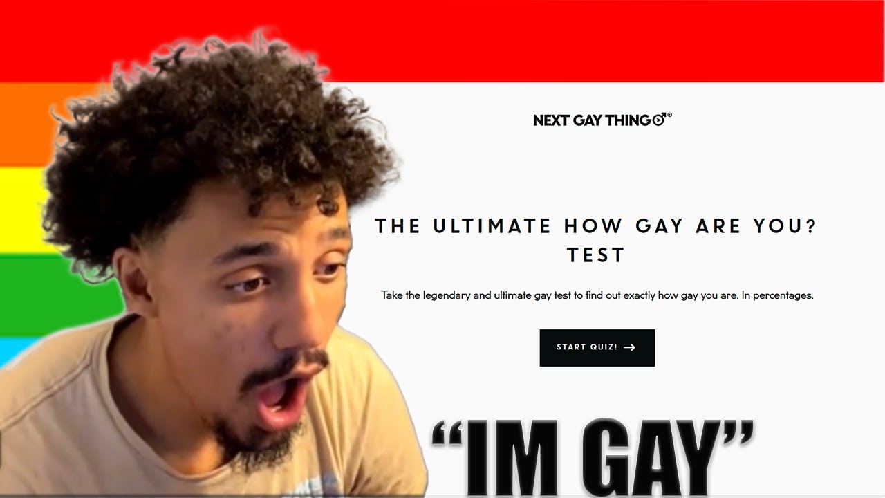 THE ULTIMATE GAY TEST... - YouTube