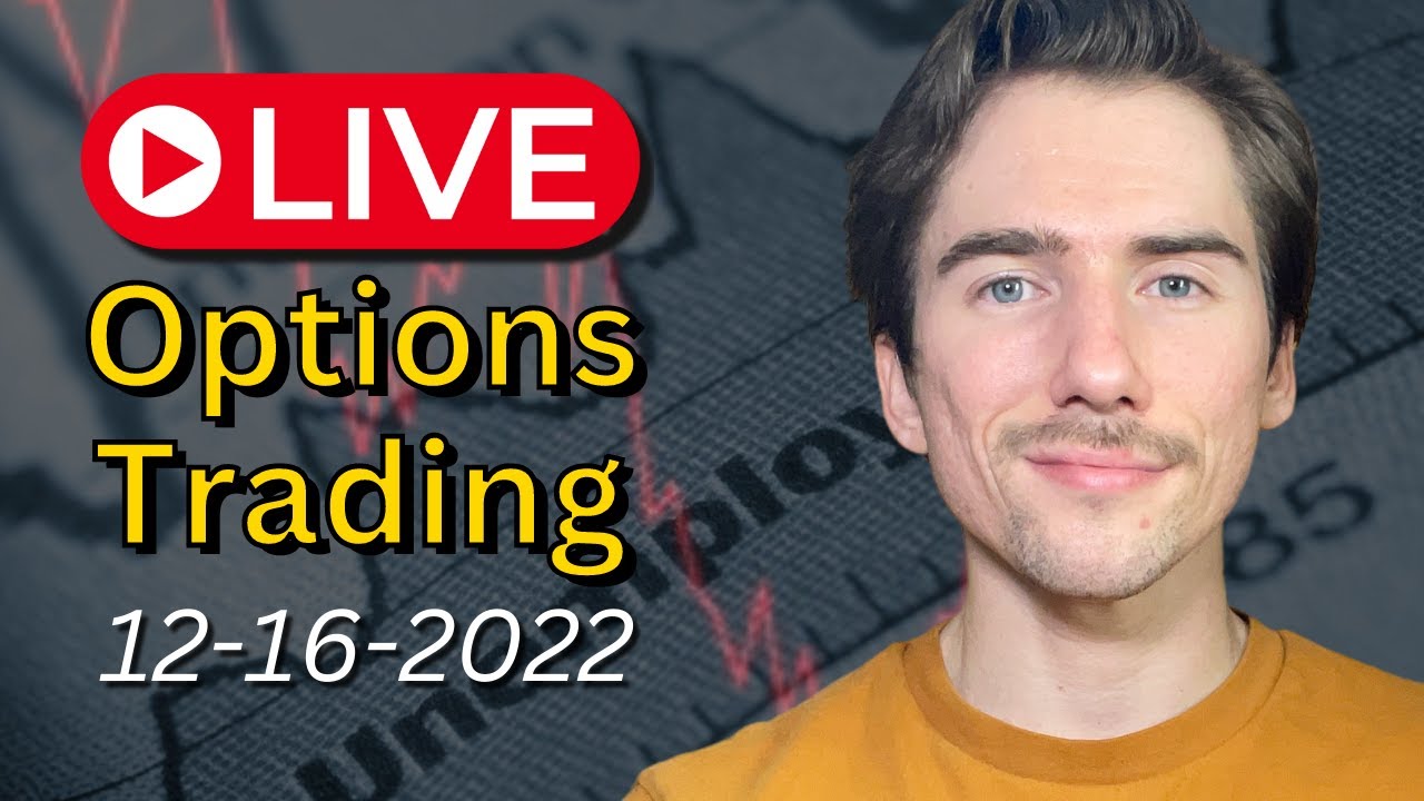 Live OPTIONS TRADING 12-16-2022 | Stock Market CRASHES After Powell's ...
