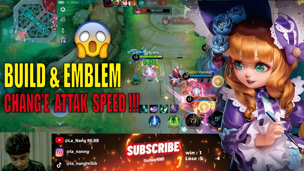 CHANGE ATTAK SPEED BUILD & EMBLEM - YouTube