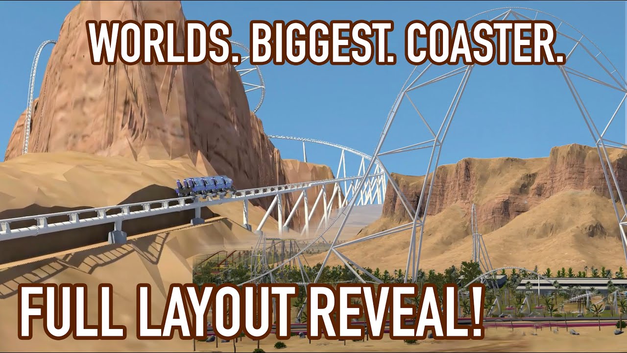 The Worlds TALLEST, FASTEST, LONGEST Roller Coaster Unveiled! Falcon’s ...