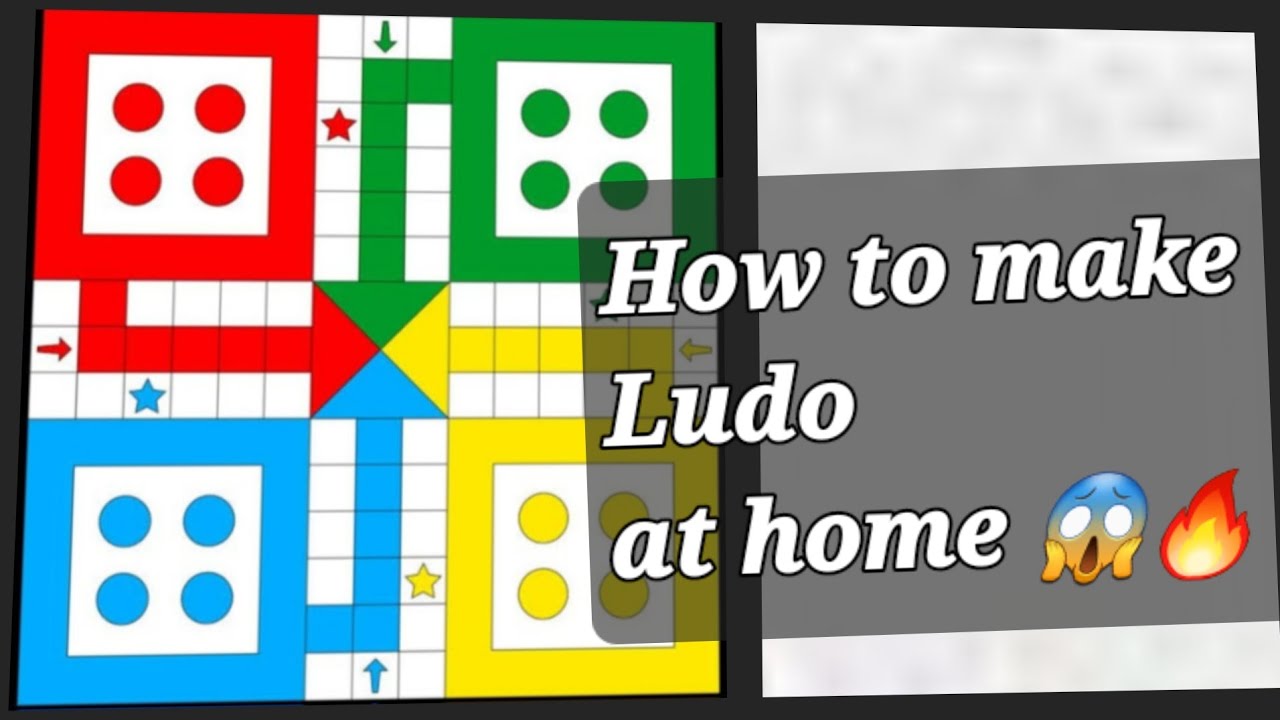 How to make Ludo at home 😱🔥with Cardboard #art #homemade #diy - YouTube