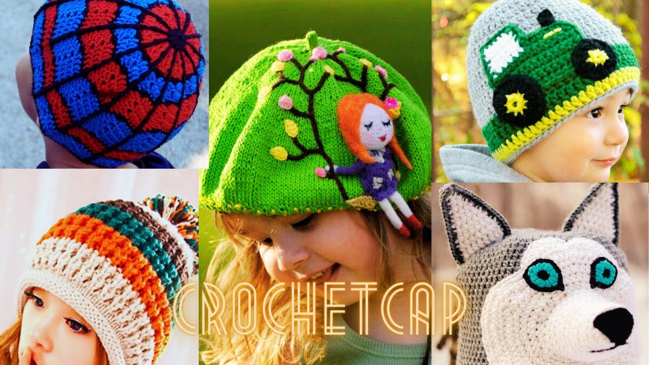Handmade Crochet Caps|Cozy Stitches: Crochet Caps DIY|Trendy crochet ...