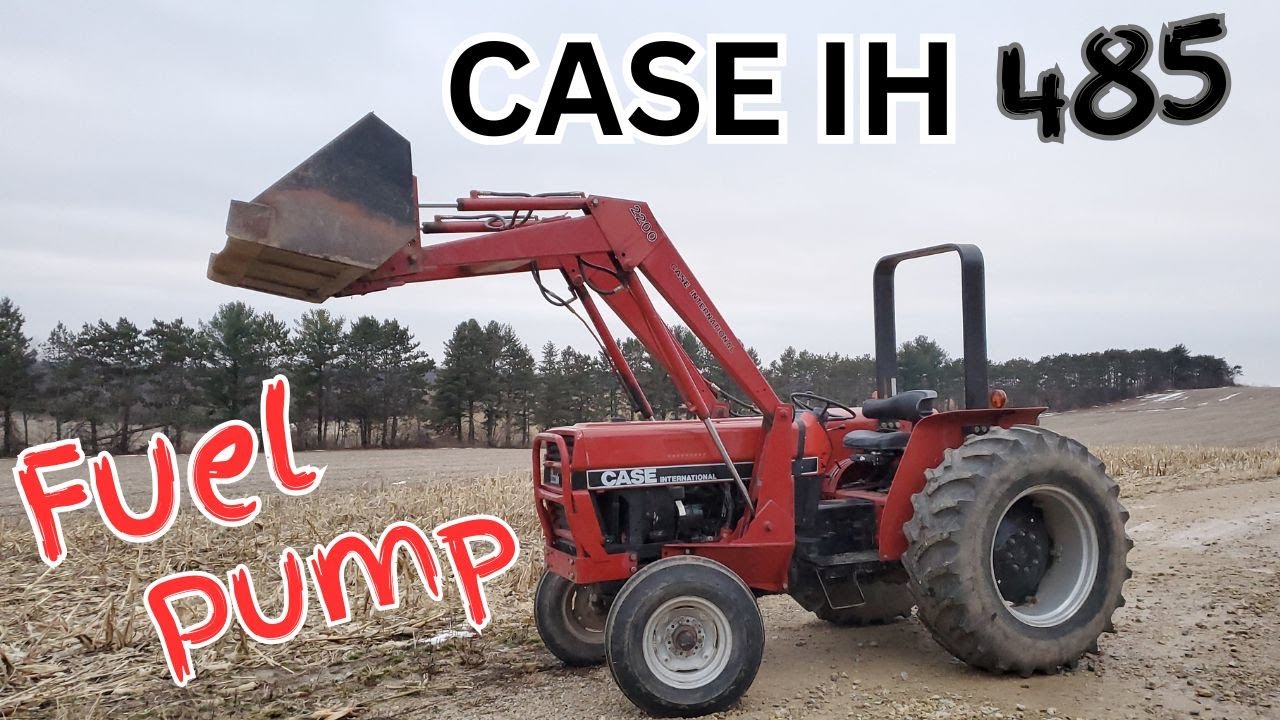 Case IH 485 Fuel Pump Replace - YouTube