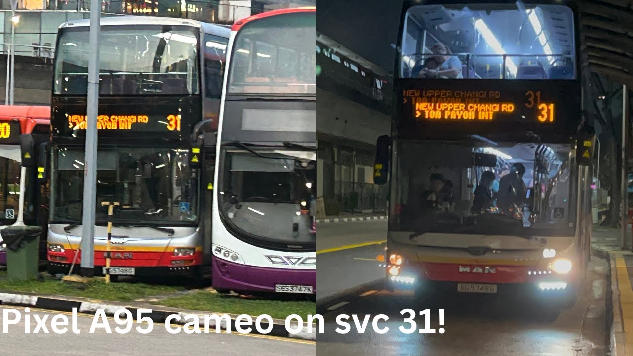 Pixel cameo! MAN A95 E5 on svc 31 - YouTube