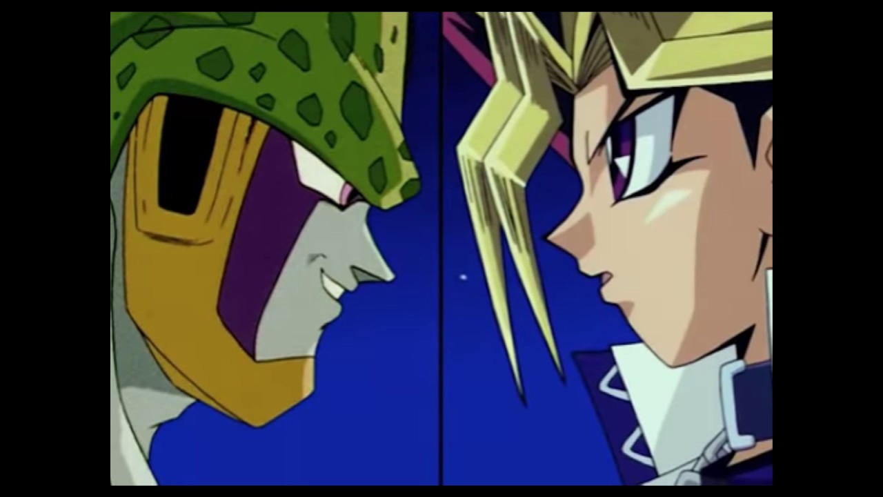 DRAGON BALL Z ABRIDGED: CELL VS YAMI YUGI #CELLGAMES REACTION - YouTube