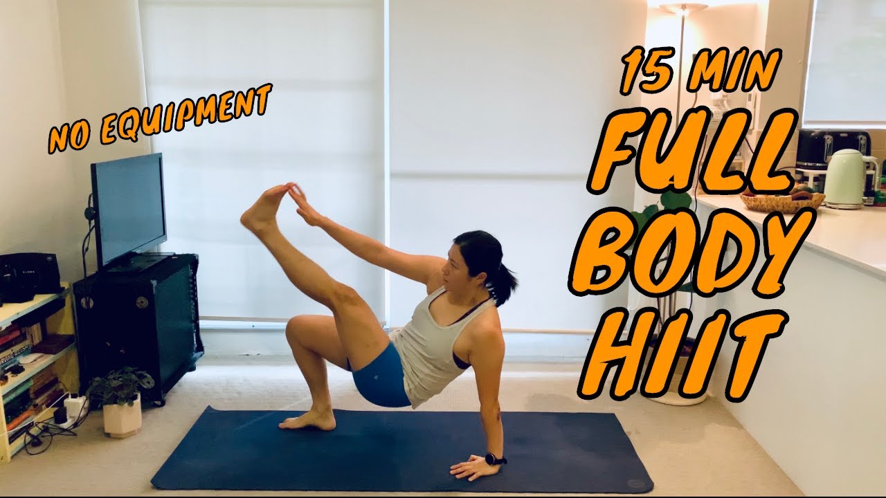15 min Full Body HIIT Workout || No Equipment - YouTube