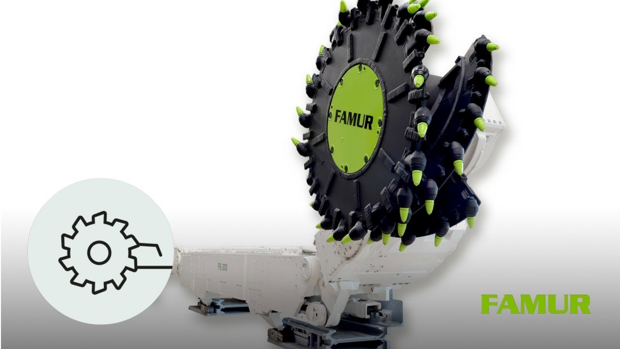 FS 300 - kombajn ścianowy FAMUR na kopalni KWK Marcel - YouTube