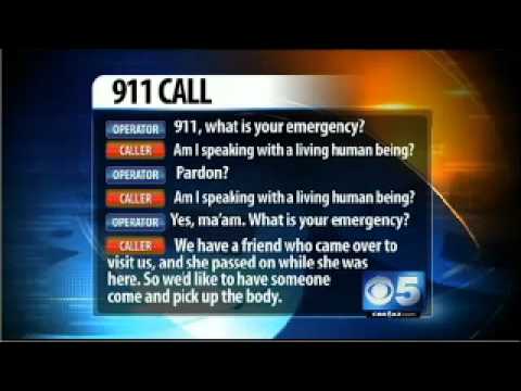 Very strange 911 call.... - YouTube