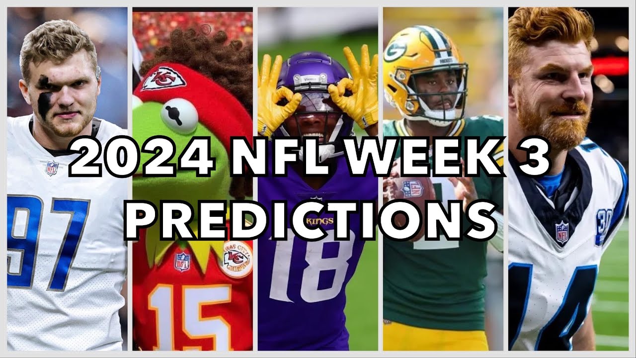 2024 NFL Week 3 Predictions - YouTube