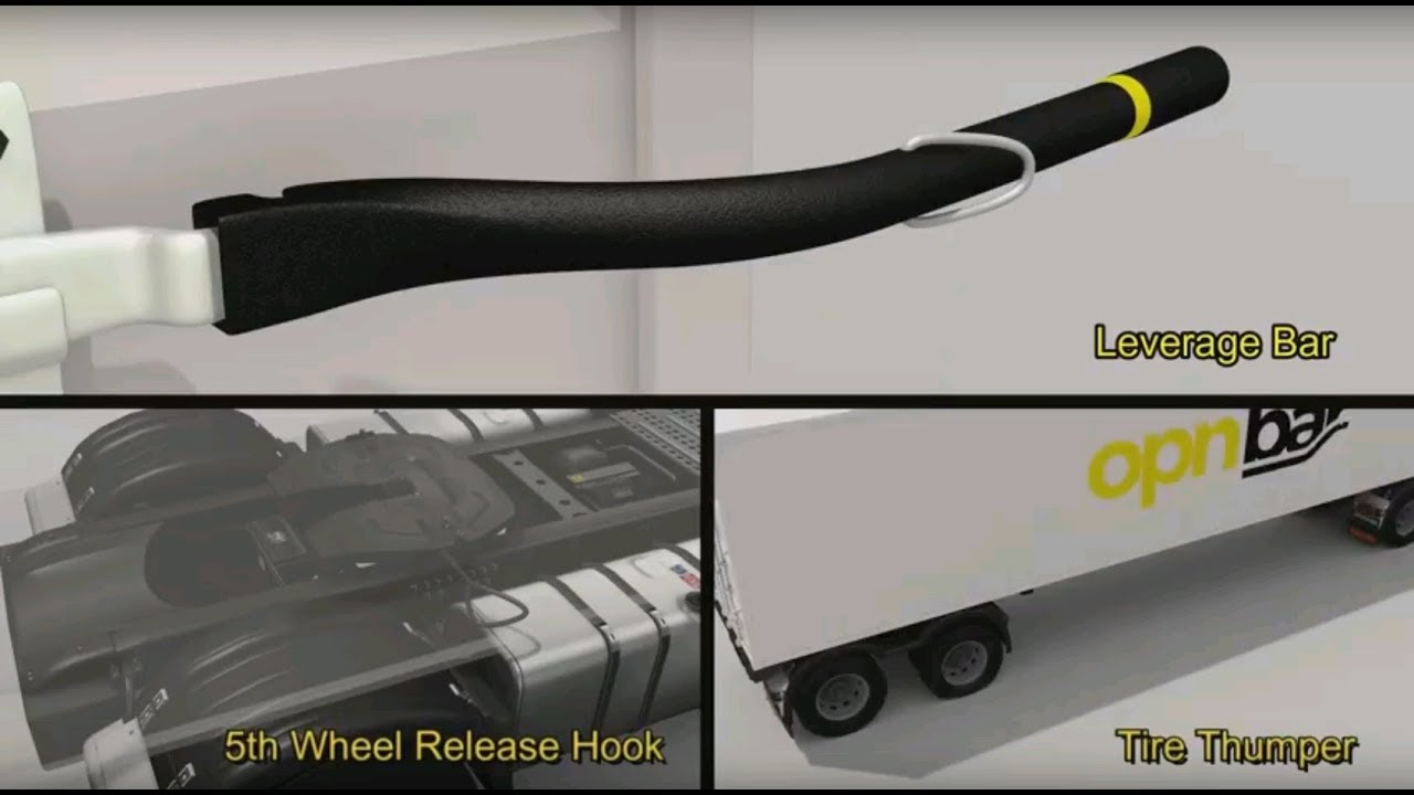 How to Release a 5th Wheel Coupling with a Pull Hook - YouTube